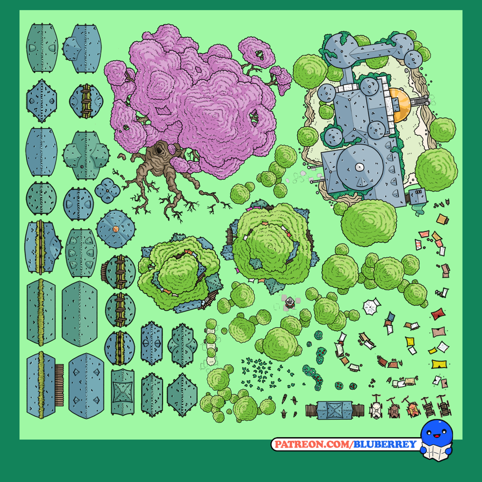 Asset Packs from BluBerrey